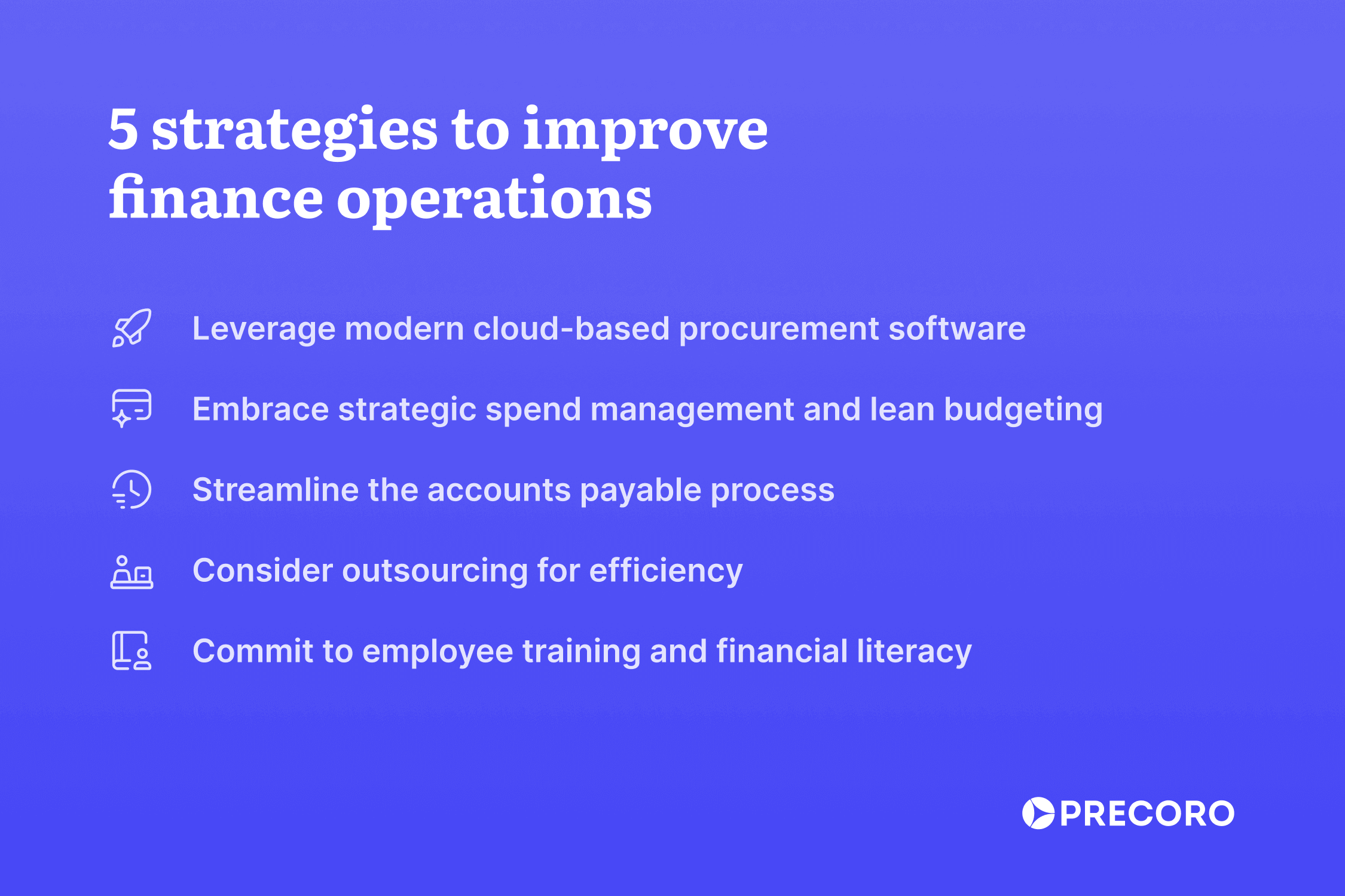 5 Ways to Improve Finance Operations for SMBs