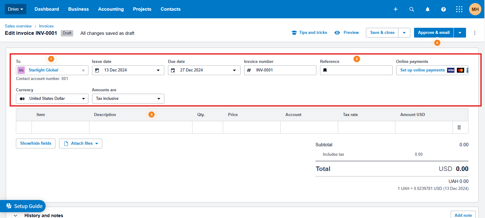 How to Create an Invoice in Xero: Step-by-Step Guide