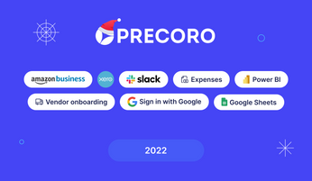Precoro updates for 2022 | New features and integrations